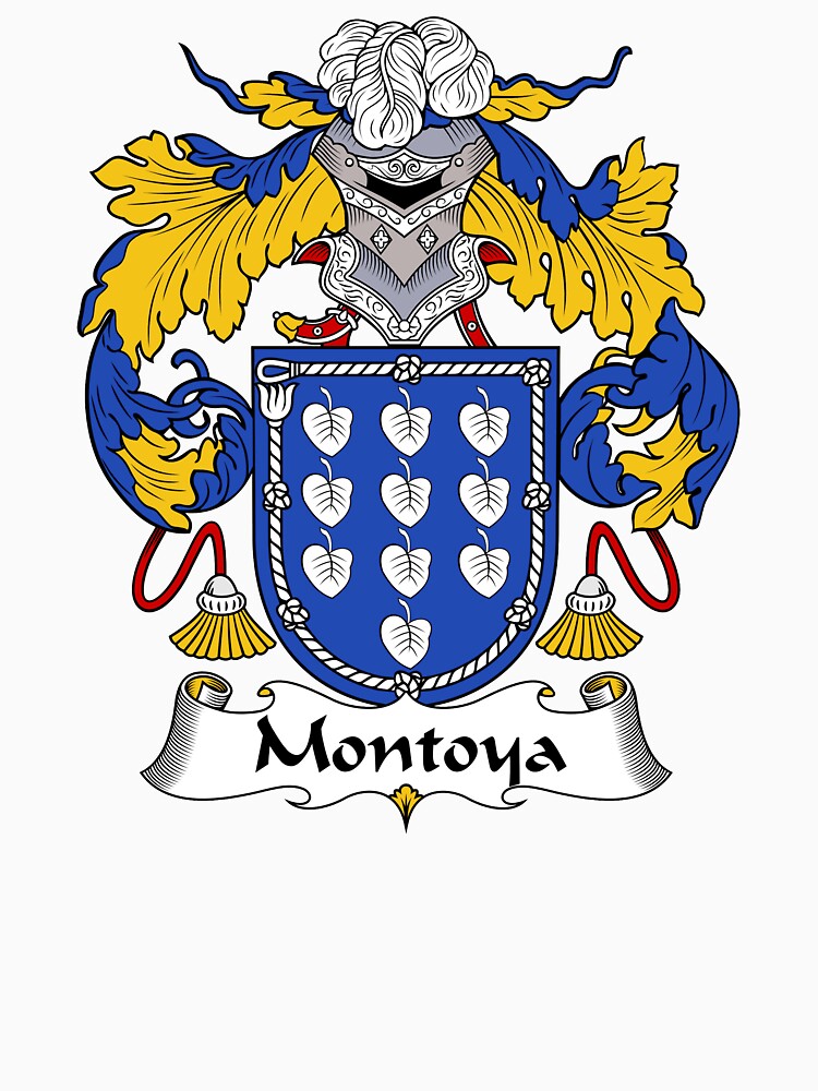 "Montoya Coat of Arms/Family Crest" T-shirt for Sale by carpediem6655 ...