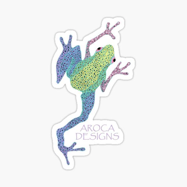 "Aroca Frog" Sticker by KTodman | Redbubble