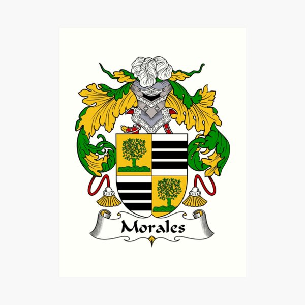 "Morales Coat of Arms/Family Crest" Art Print for Sale by carpediem6655 ...