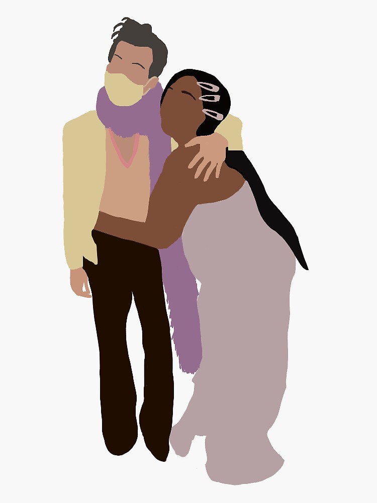 "Harry Styles and Lizzo" Sticker by anna213 | Redbubble
