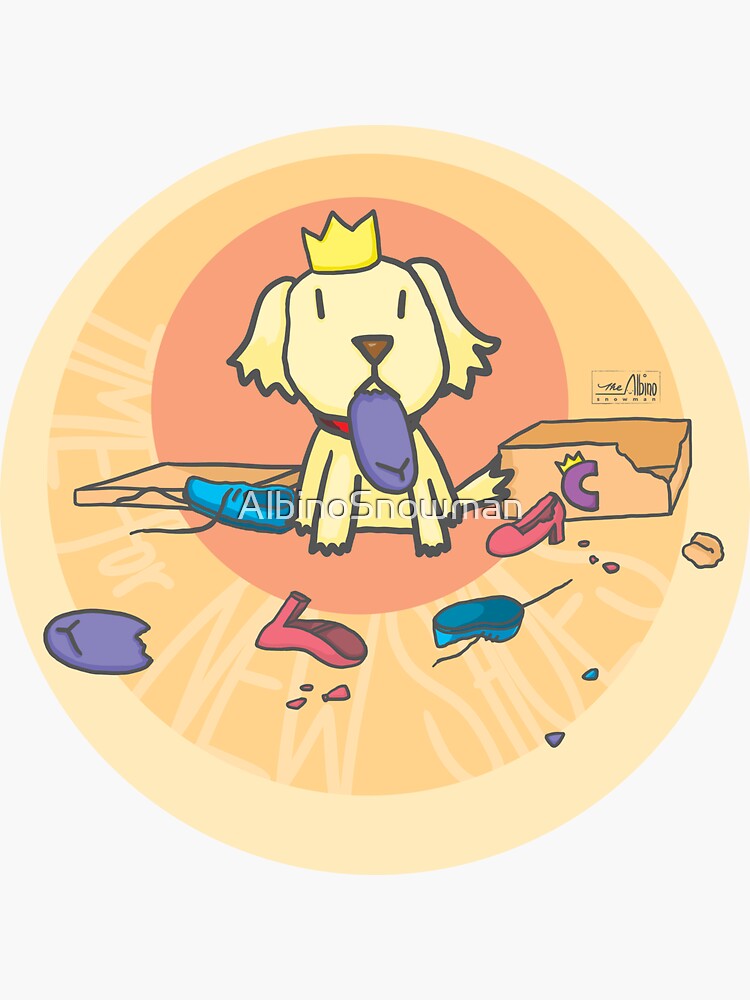 "Charlie the Conqueror - Time for new shoes" Sticker for Sale by ...
