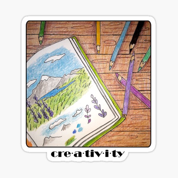 "Drawing is life" Sticker for Sale by cocobabyangel | Redbubble