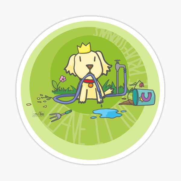 "Charlie the Conqueror - Leave it to the professionals" Sticker for ...