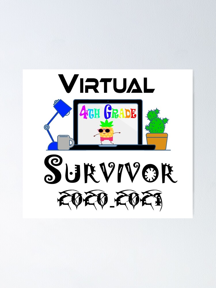 "I Survived Virtual School 4th Grade Survivor 2020-2021 - Happy Last ...