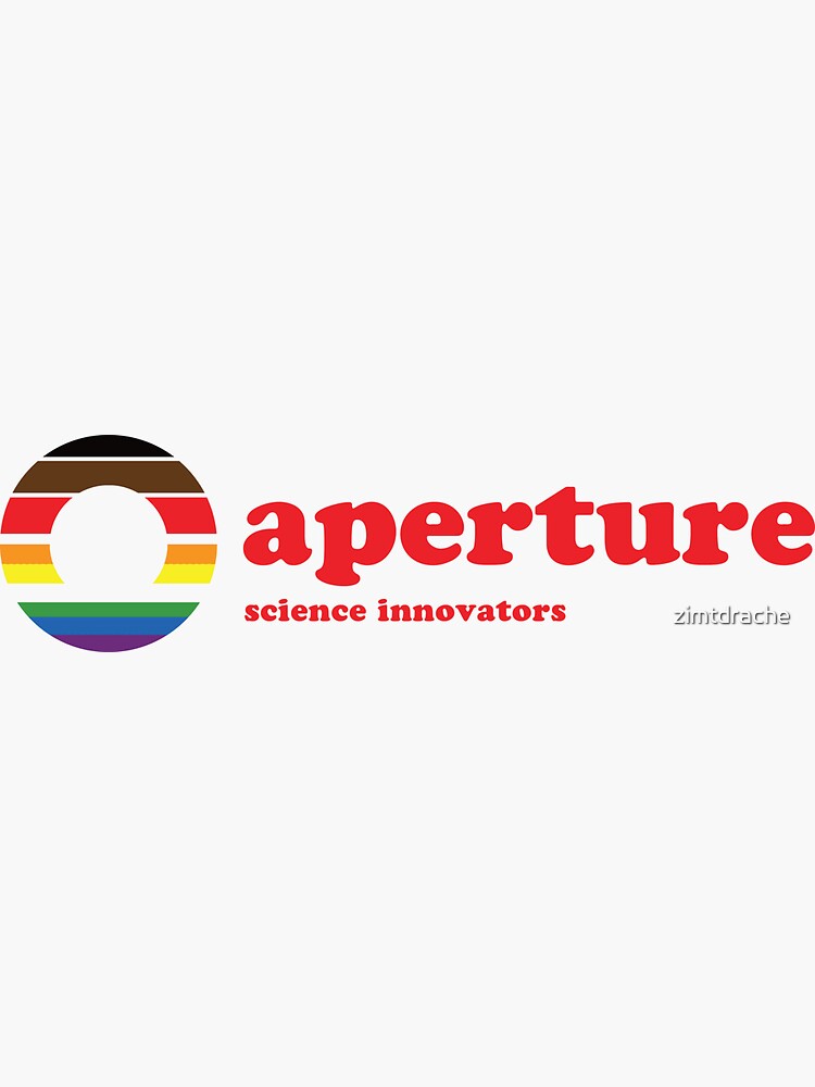 "Gay Pride Aperture Science" Sticker for Sale by zimtdrache | Redbubble