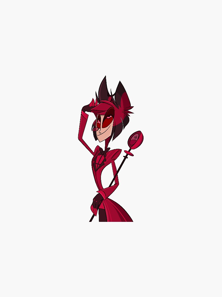 "Fluffy Alastor" Sticker for Sale by nanaami | Redbubble