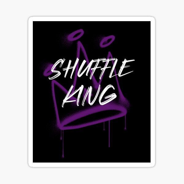 "Shuffle King Graffiti Crown Logo" Sticker for Sale by Red7space ...