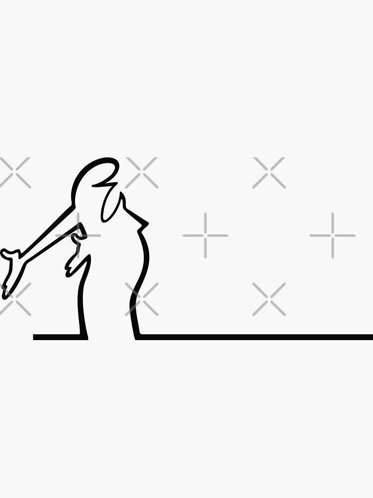 Sticker « La Linea », par ADDADESIGN | Redbubble