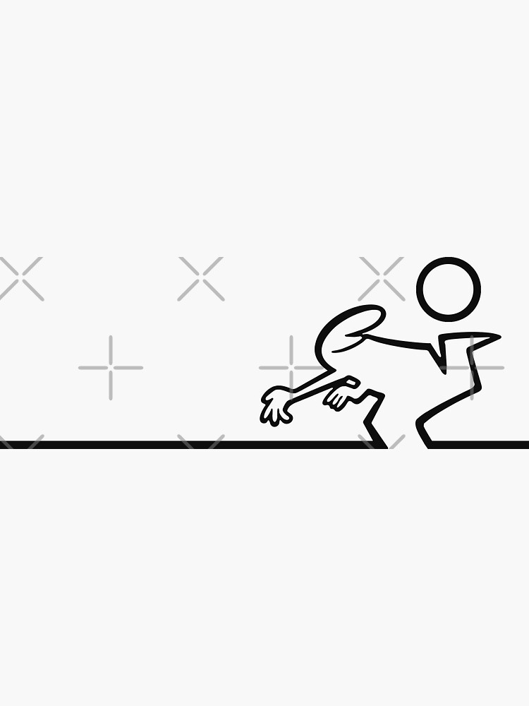 "La Linea" Sticker by ADDADESIGN | Redbubble