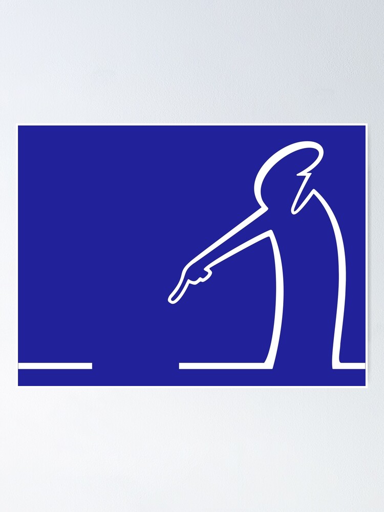 "La Linea (XL size character)" Poster for Sale by ADDADESIGN | Redbubble