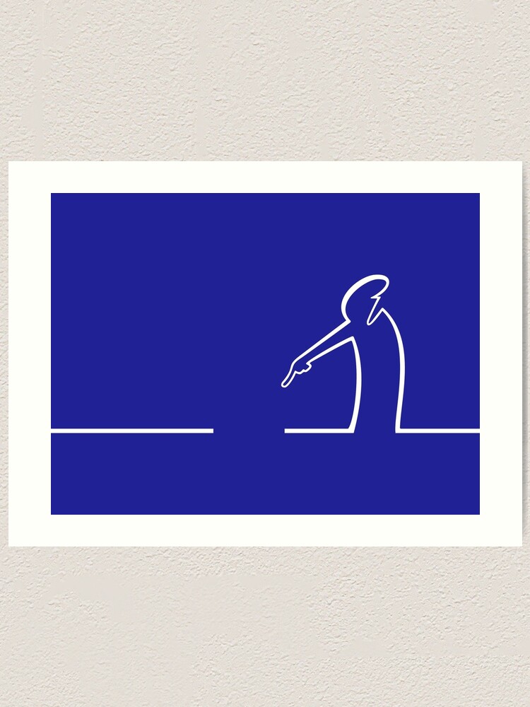 "La Linea (M size character)" Art Print by ADDADESIGN | Redbubble