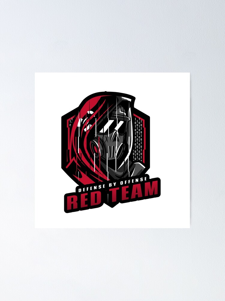 "Red Team | Hacker design" Poster for Sale by leo-jess | Redbubble