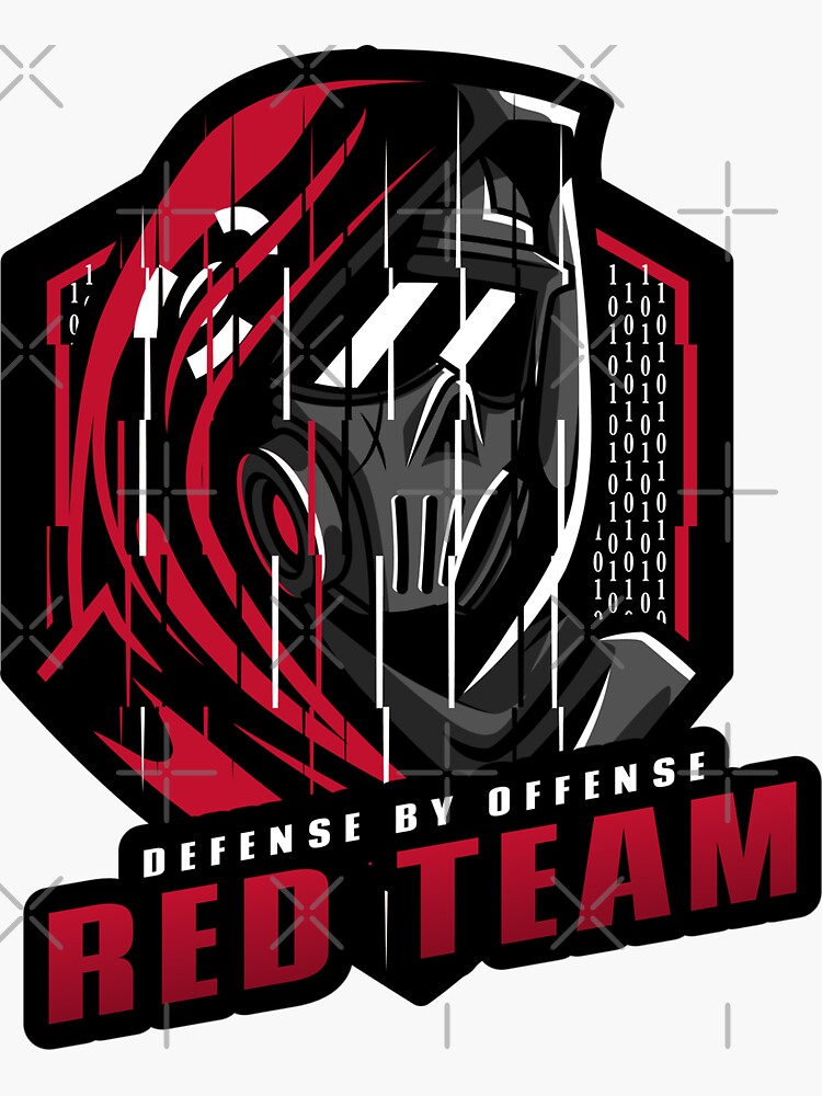 "Red Team | Hacker design" Sticker by leo-jess | Redbubble