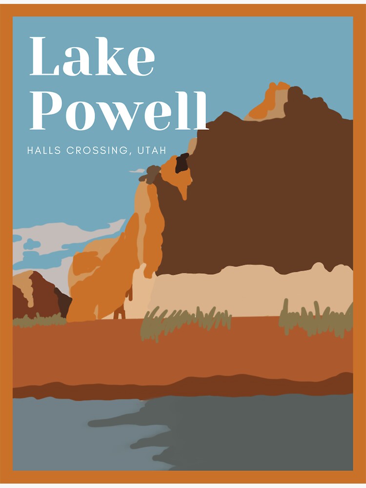 "Lake Powell" Sticker by thornsnroses21 | Redbubble