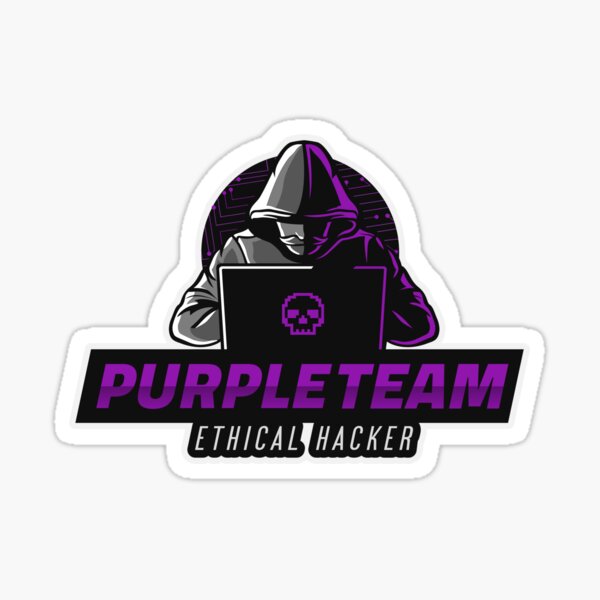 "Purple Team | Hacker design" Sticker by leo-jess | Redbubble