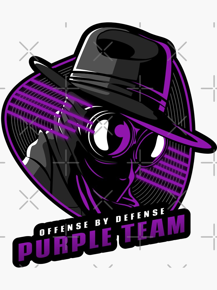"Purple Team | Hacker design" Sticker by leo-jess | Redbubble
