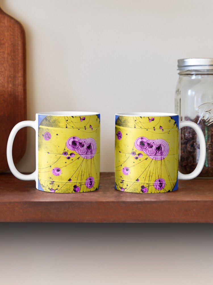 "Proton-Photon Collision, Bubble Chamber, Quantum Physics." Mug by ...
