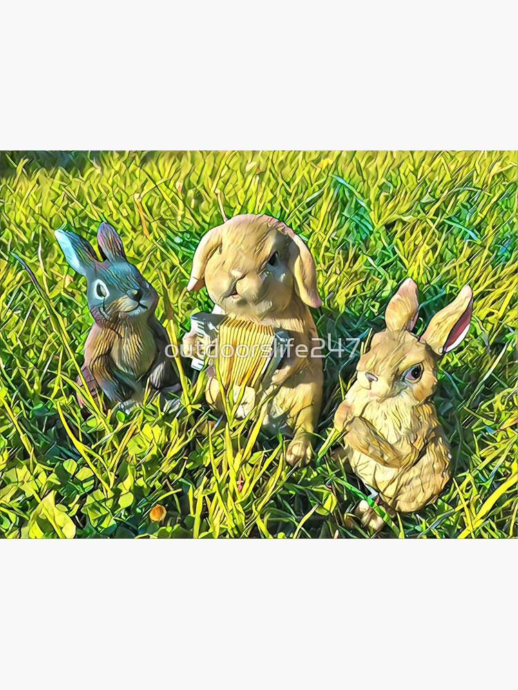 "Bunny Rabbit Sing Song" Sticker for Sale by outdoorslife247 | Redbubble