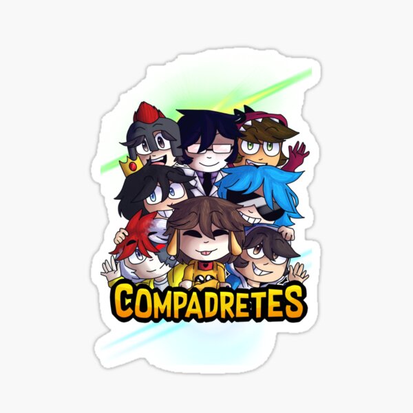 "Compadretes group" Sticker for Sale by GadirMilenario | Redbubble