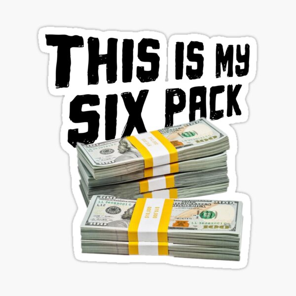 "Abs in progress the true six pack" Sticker for Sale by hardevol ...