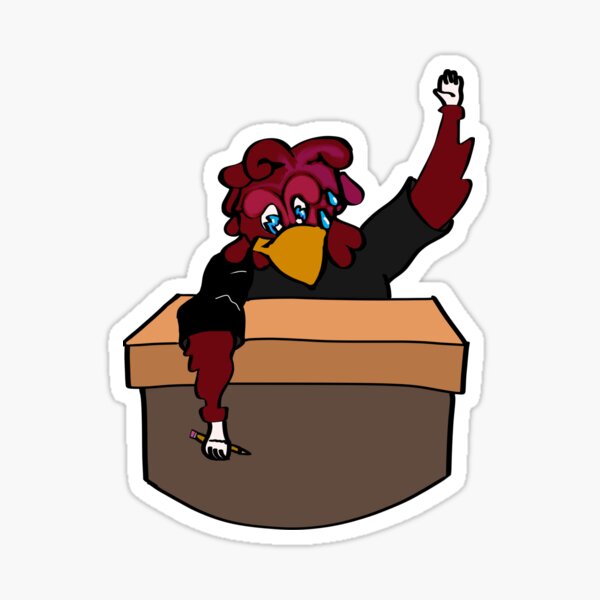"Cocky in Class (UofSC)" Sticker for Sale by ophiesay | Redbubble