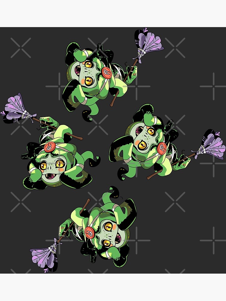 Dusa Hades Game Pack Poster By Migi Desu Redbubble