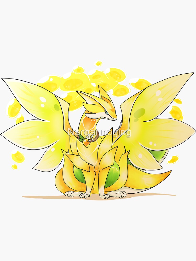 "Lemon Dragon" Sticker for Sale by Nargannoying | Redbubble