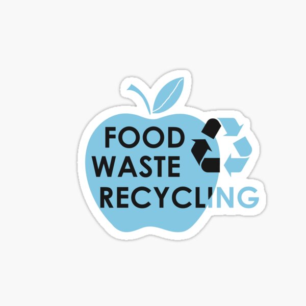 "food waste recycling" Sticker by Omitay | Redbubble