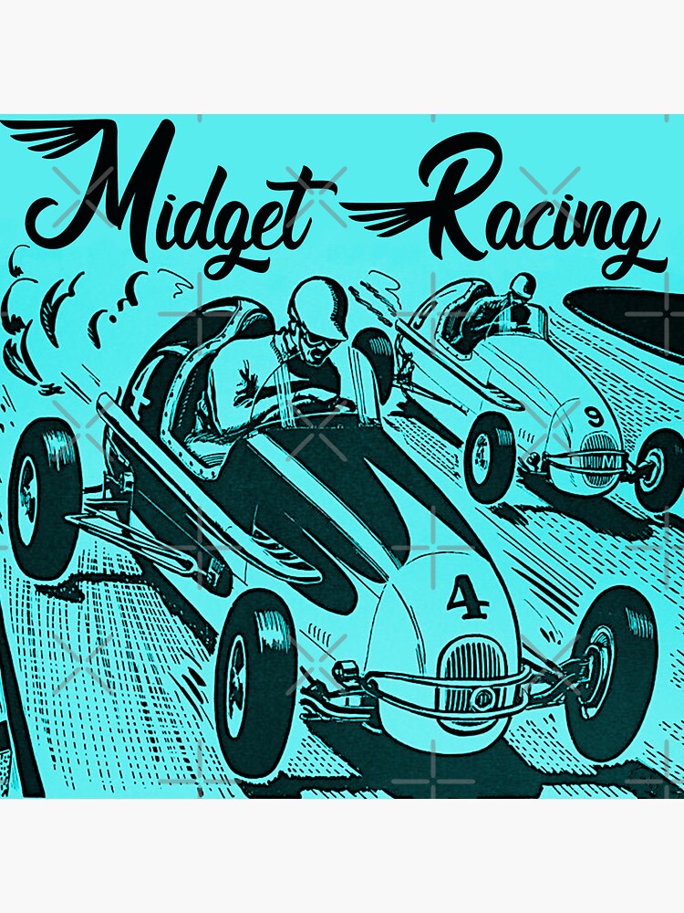"Midget Racing" Sticker for Sale by SimonAllen | Redbubble
