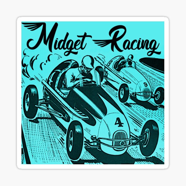 "Midget Racing" Sticker for Sale by SimonAllen | Redbubble