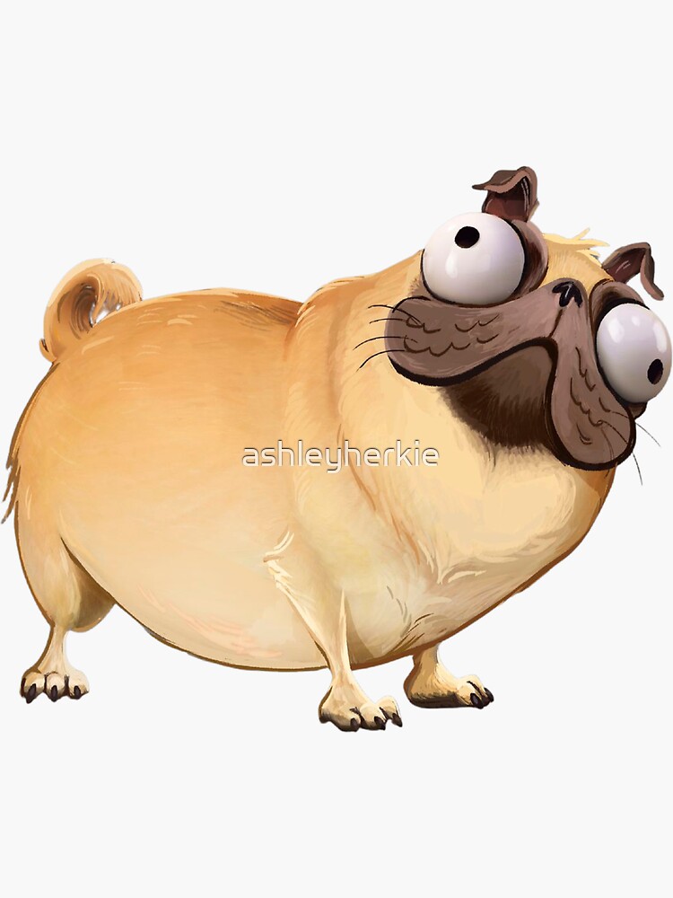 "Monchi the Dog" Sticker for Sale by ashleyherkie | Redbubble