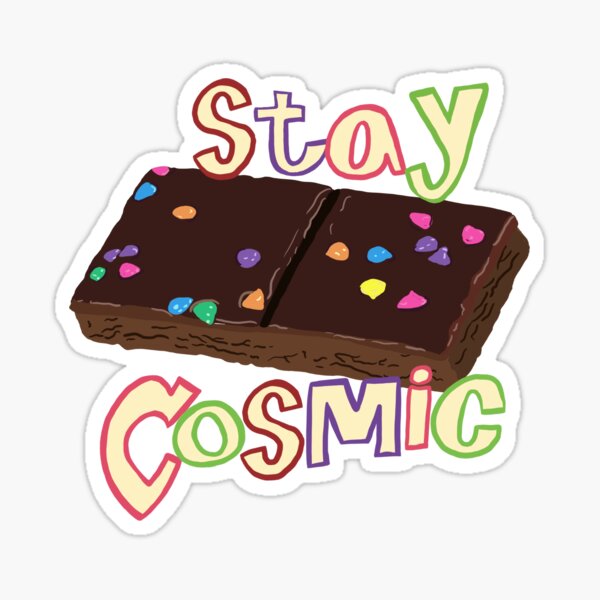 "Stay Cosmic" Sticker for Sale by catherwoman | Redbubble