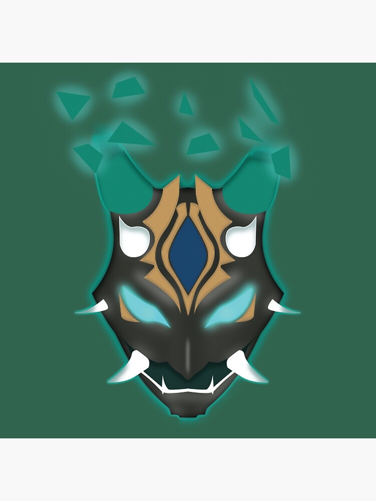 "Xiao Mask (Genshin Impact)" Poster for Sale by kjay48 | Redbubble