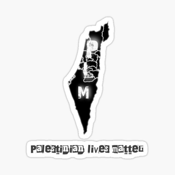 "PLM Palestinian lives matter " Sticker for Sale by fodilmaoui | Redbubble