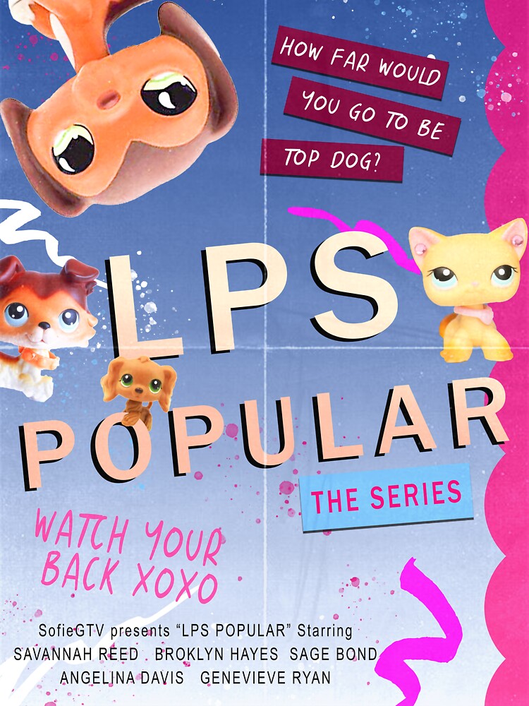 "LPS Popular Movie Poster" Sticker for Sale by FinnthePeach | Redbubble