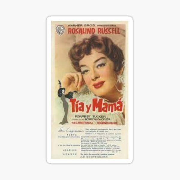 "Auntie Mame, Tia y Mama, Spanish, poster, Rosalind Russell, glamour ...