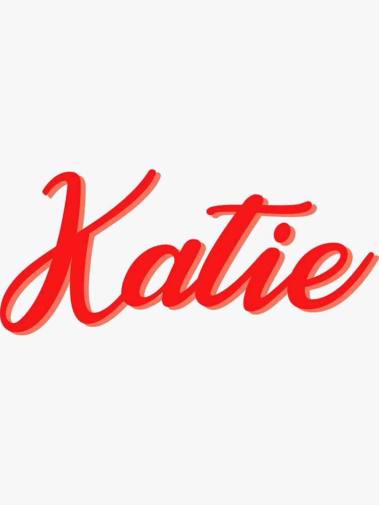 "Katie" Sticker for Sale by ERB27 | Redbubble