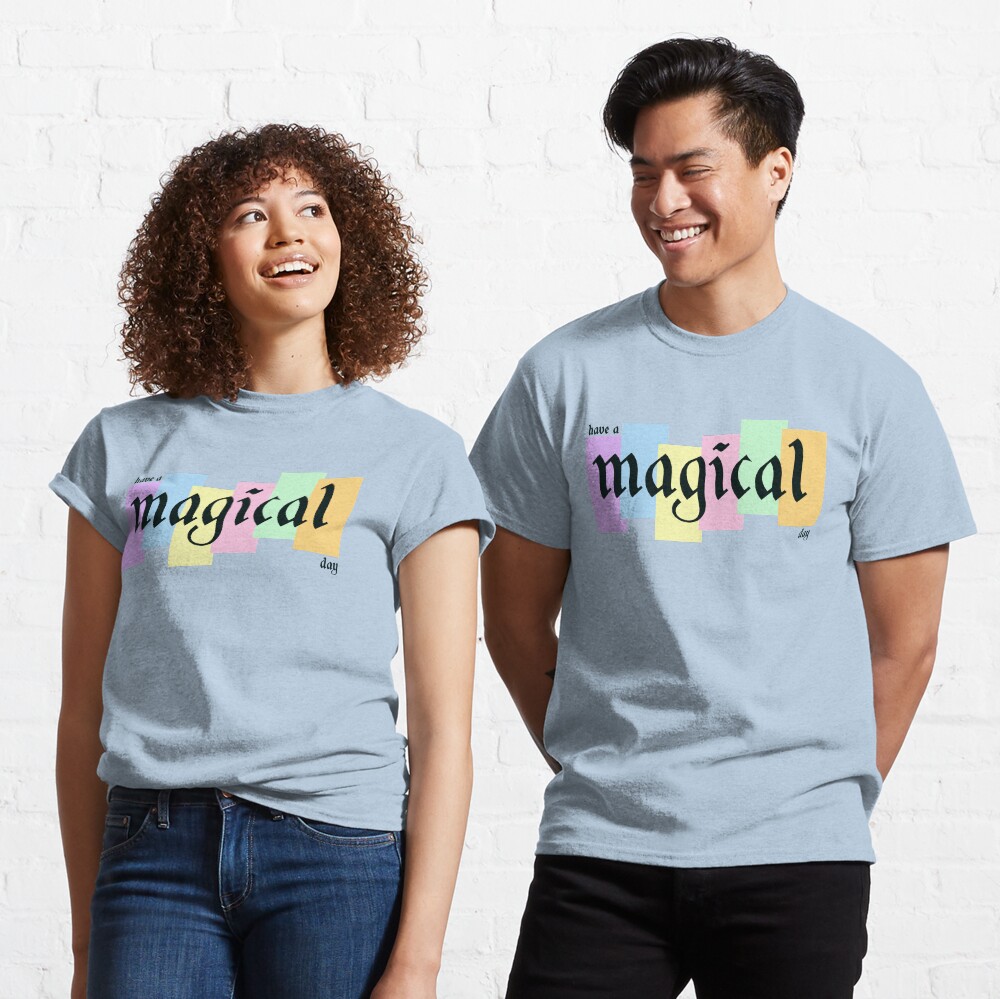 "have a magical day!" Sticker for Sale by abbywalk | Redbubble