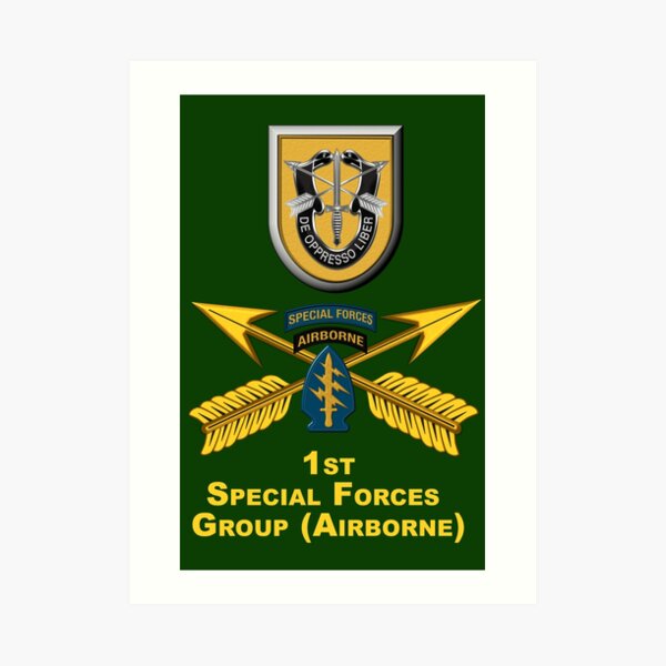 " 1st Special Forces Group (Airborne)" Art Print for Sale by ...