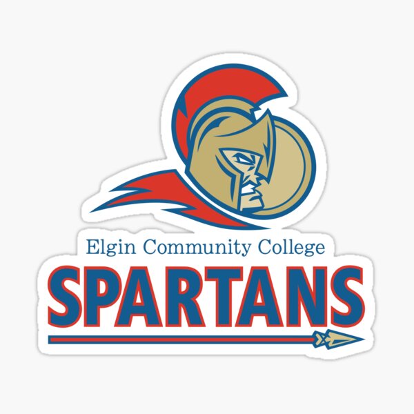 "The Spartans, Elgin" Sticker for Sale by Leminblanc | Redbubble