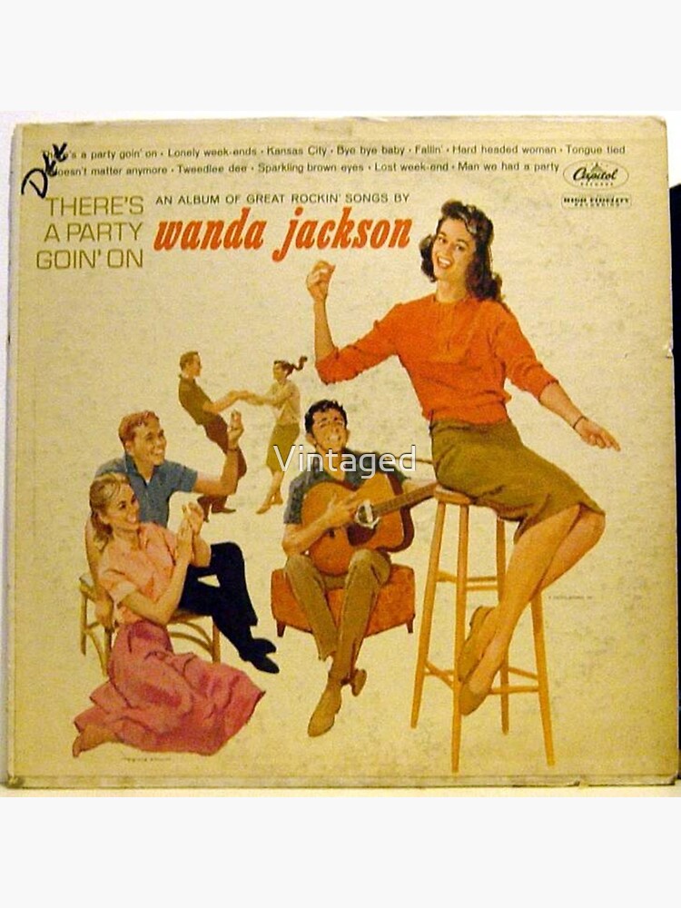 "Wanda Jackson, Rockabilly lp, 1950's, Gene Vincent " Poster by ...