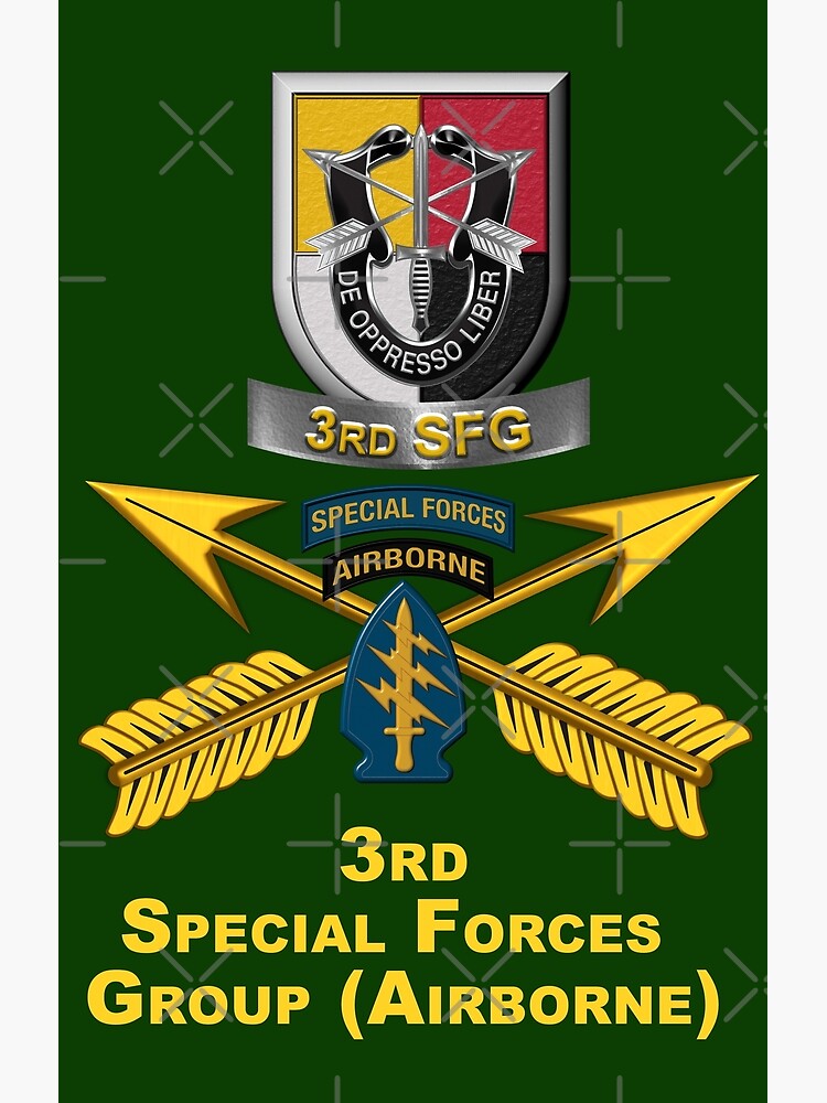 "3rd Special Forces Group (Airborne)" Photographic Print for Sale by ...
