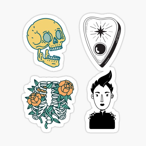 "Cute Goth Stickers l Perfect For Your Goth, Wiccan, Alternative ...