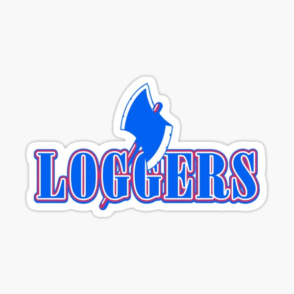 "The Loggers, Lincoln Land" Sticker for Sale by Leminblanc | Redbubble