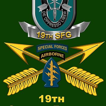 "19th Special Forces Group Airborne" Sticker for Sale by SoldierAlways ...