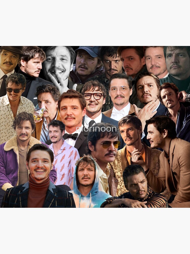 "Pedro Pascal Photo Collage" Metal Print by morinoon | Redbubble