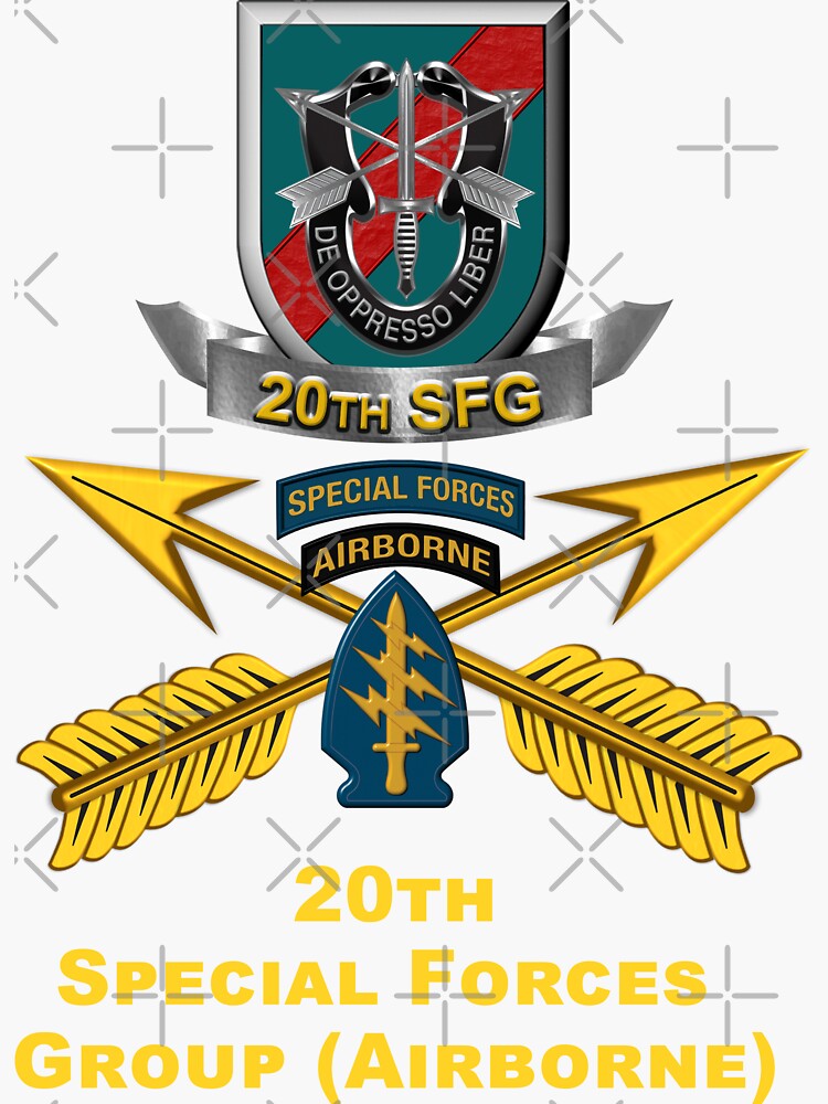 "20th Special Forces Group “Airborne”" Sticker for Sale by ...