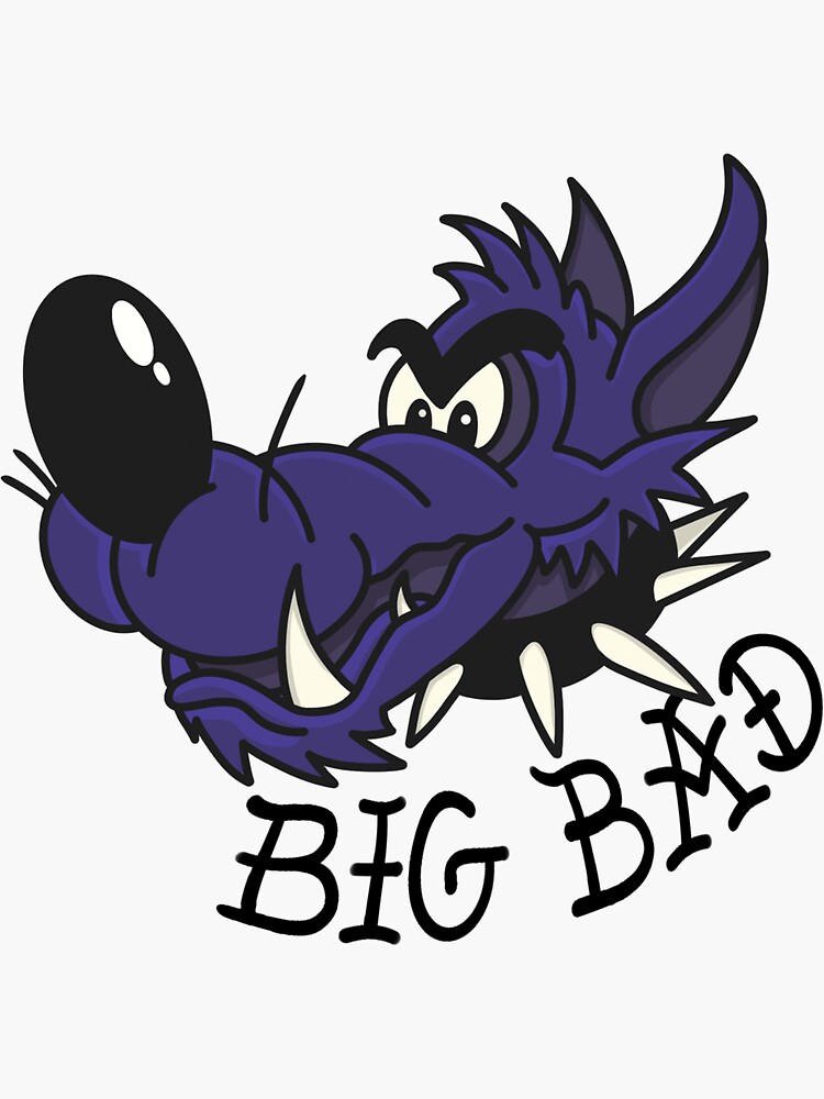 "Big Bad Wolf" Sticker for Sale by headfirstshop | Redbubble