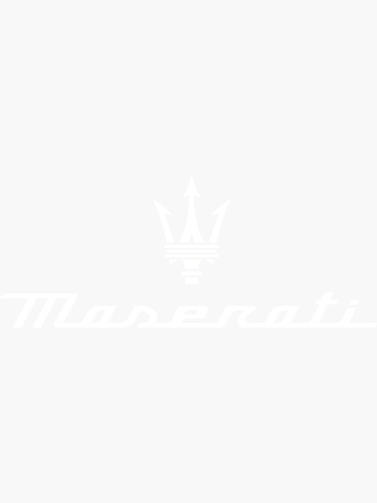 "car-Maserati-Logo" Sticker by RobertVutler | Redbubble