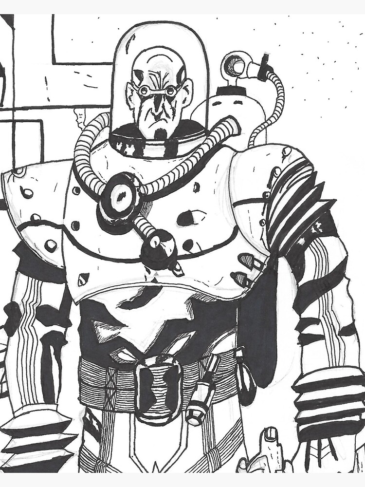 "Dr. Freeze" Sticker for Sale by Pebbles19 | Redbubble